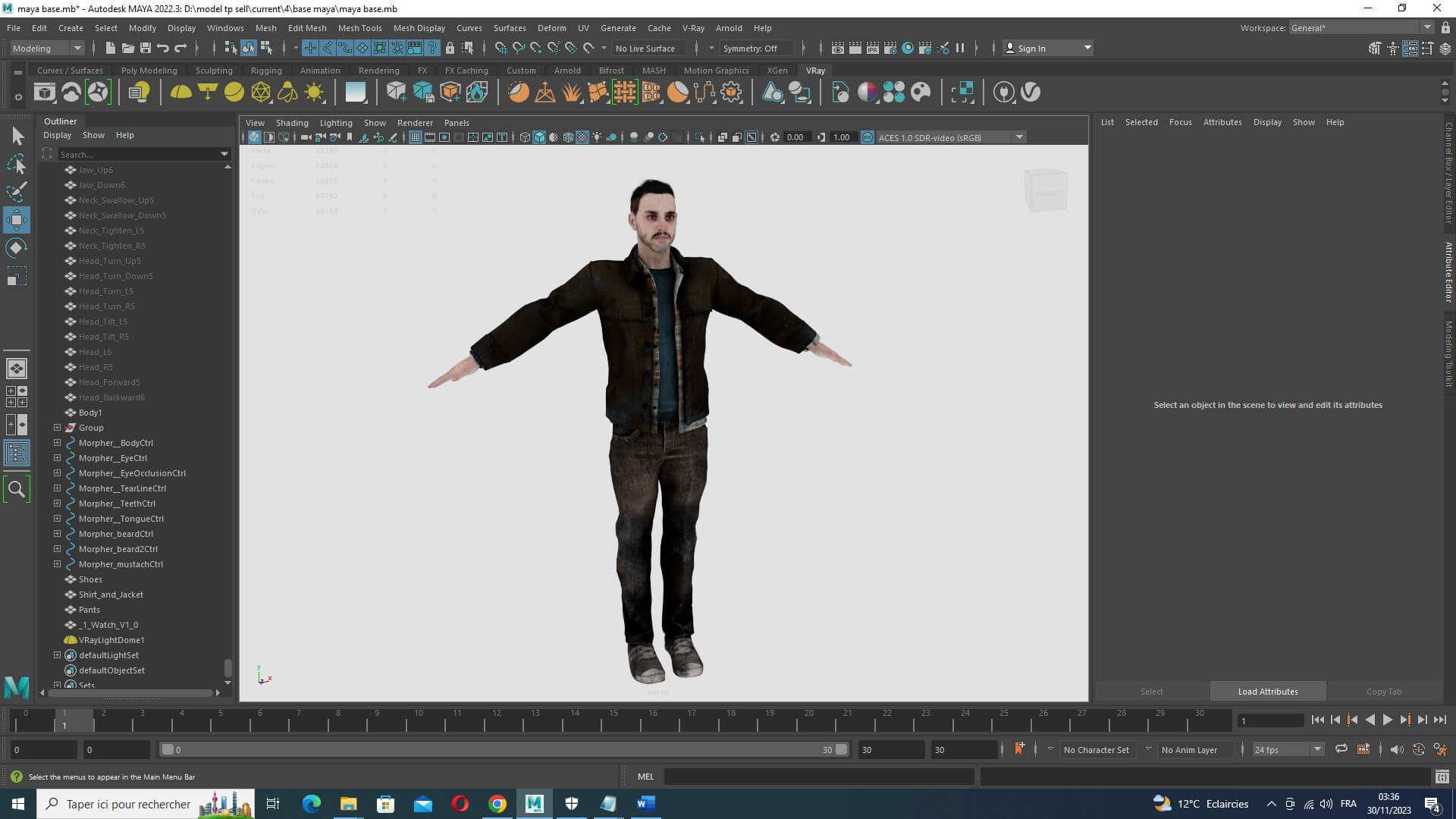 Realistic Father Kiven - 3D Model by khaloui