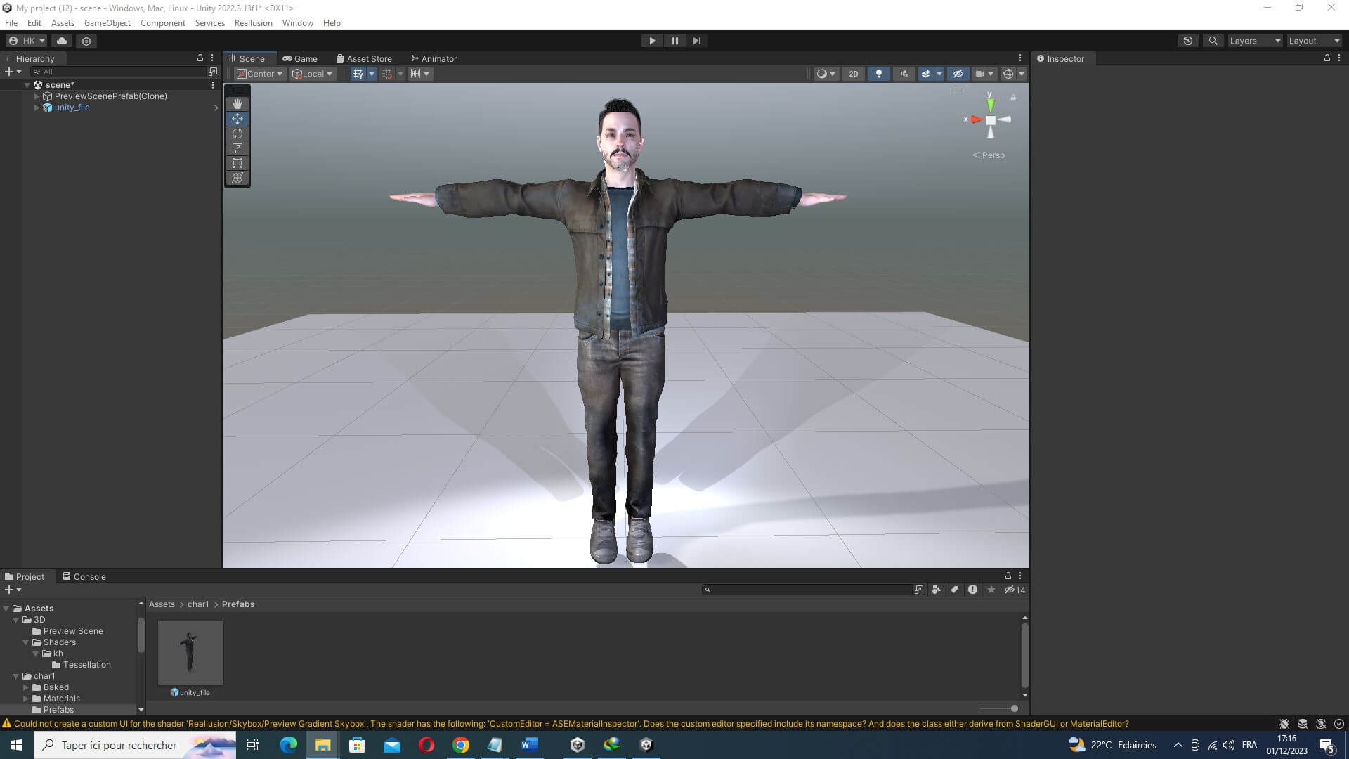 Realistic Father Kiven - 3D Model by khaloui