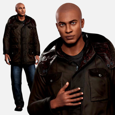 Realistic Father Marcus - 3D Model by khaloui