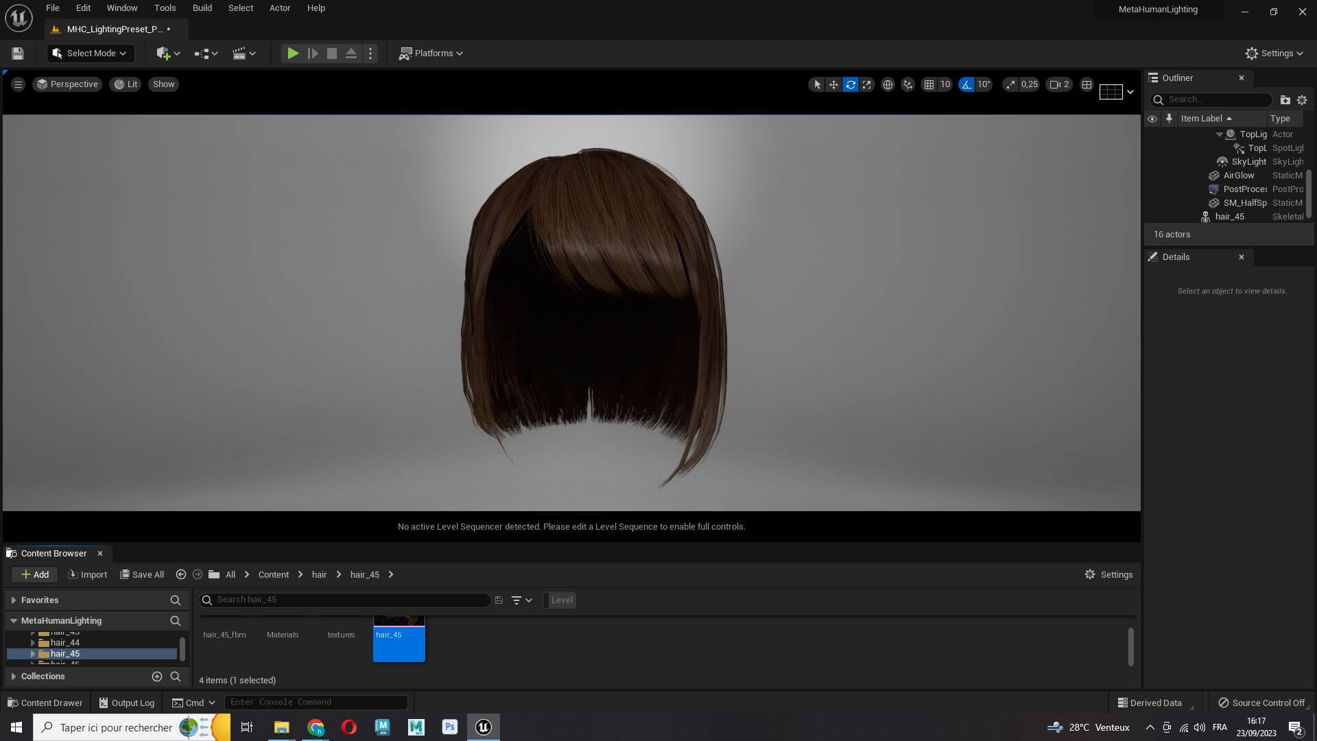 Realistic Female Bob Hair - 3D Model by khaloui