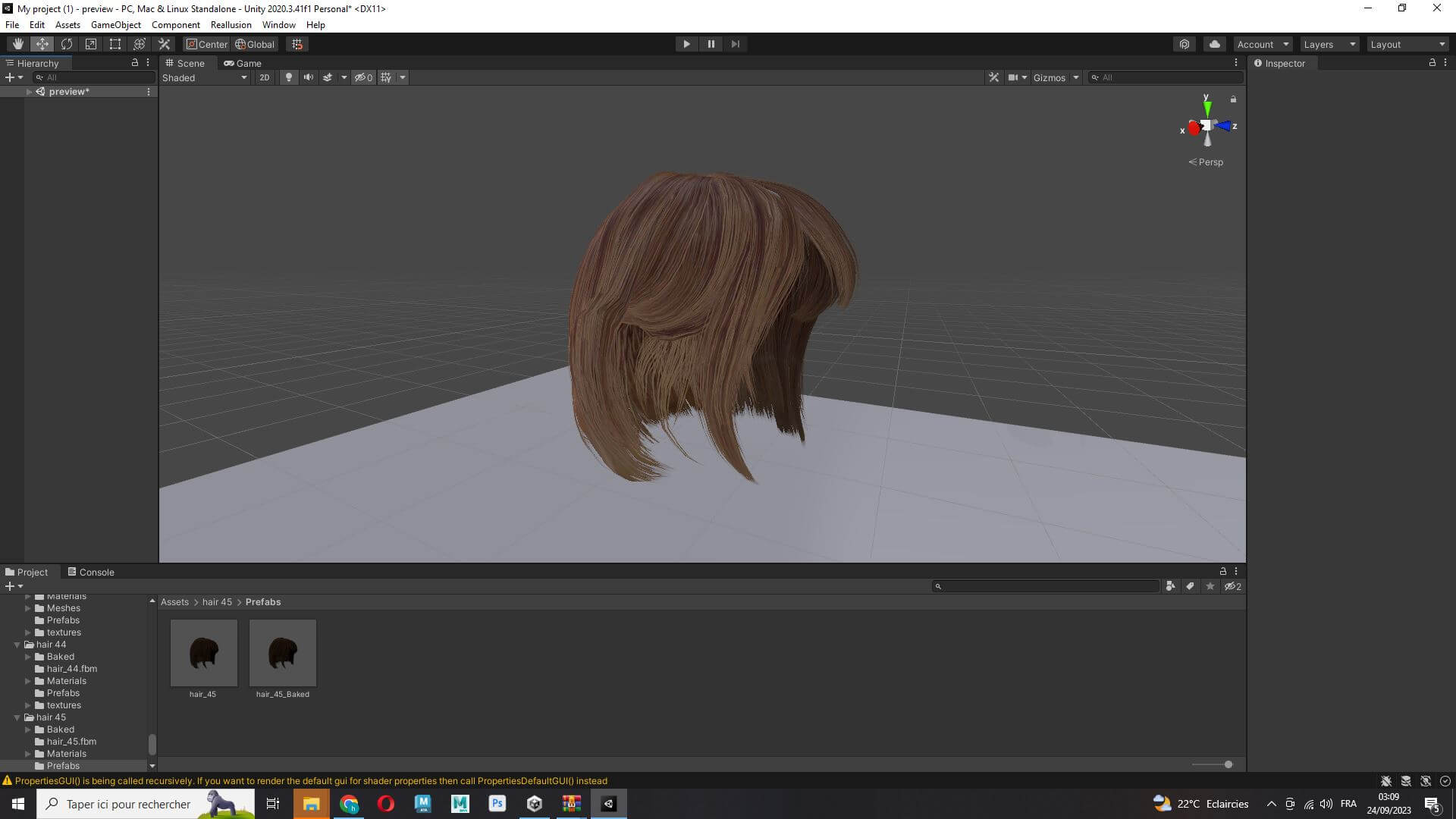 Realistic Female Bob Hair - 3D Model by khaloui