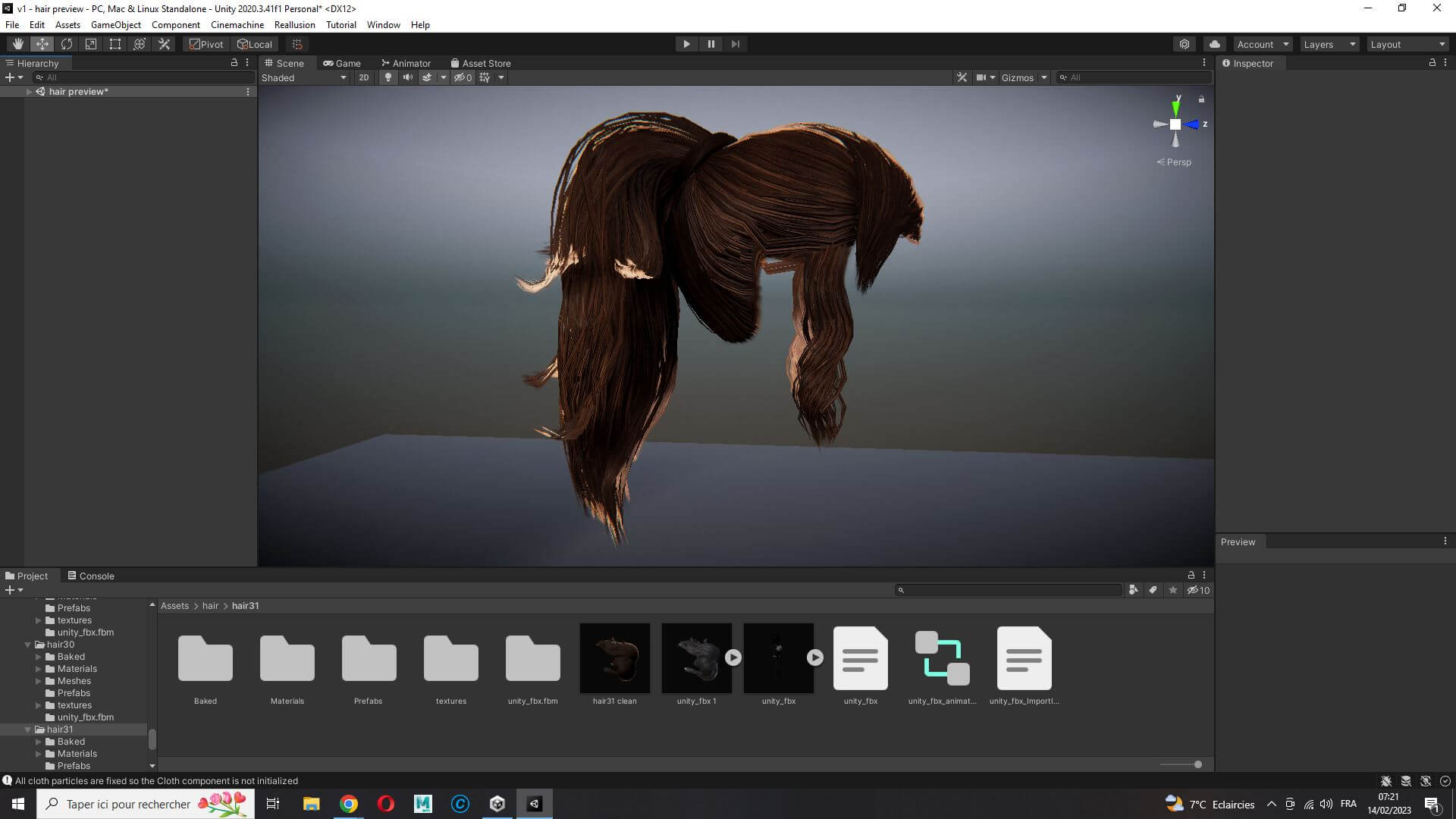 Female Hair Band - 3D Model by khaloui