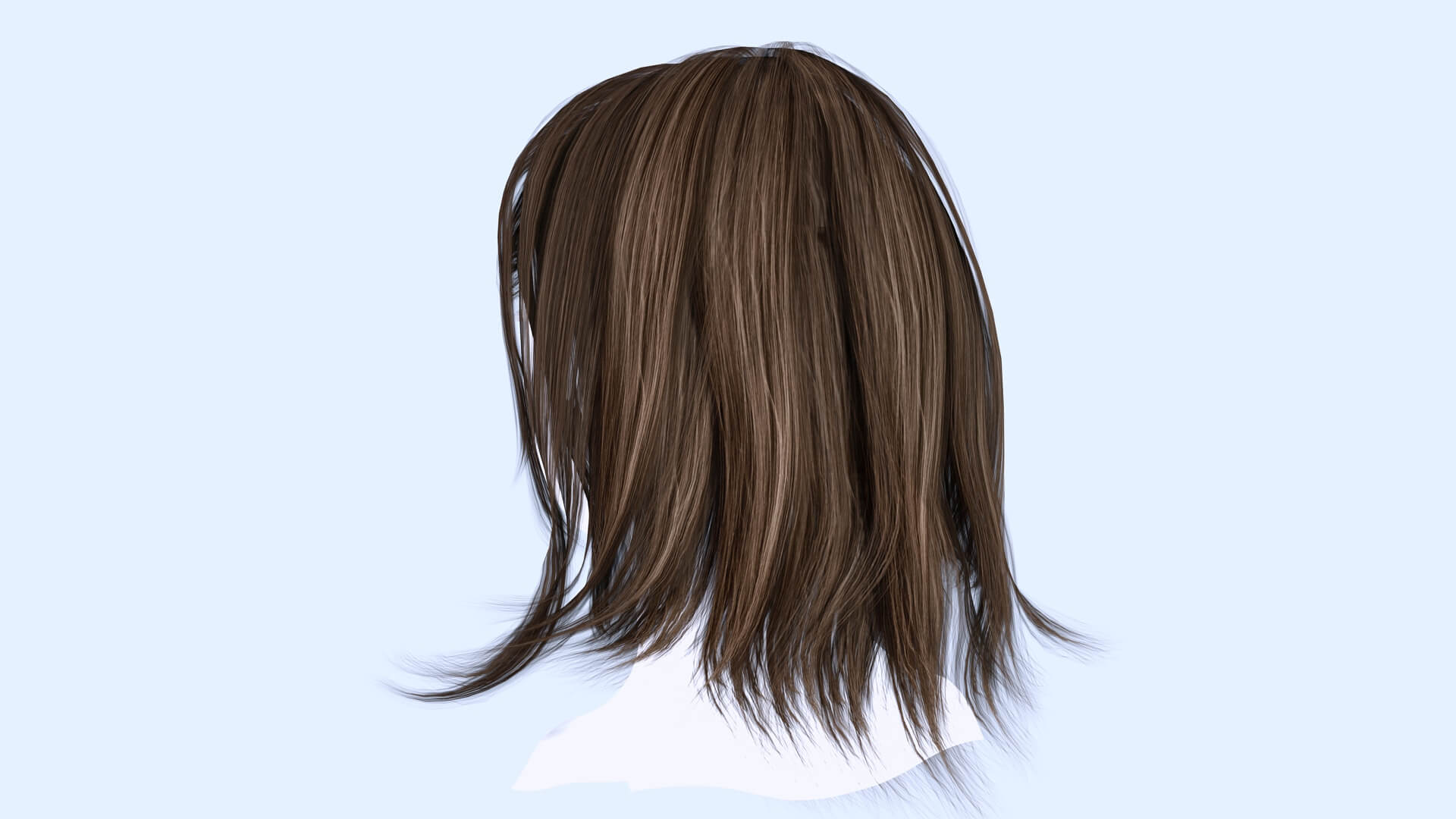 Female Hairstyle - 3D Model by khaloui
