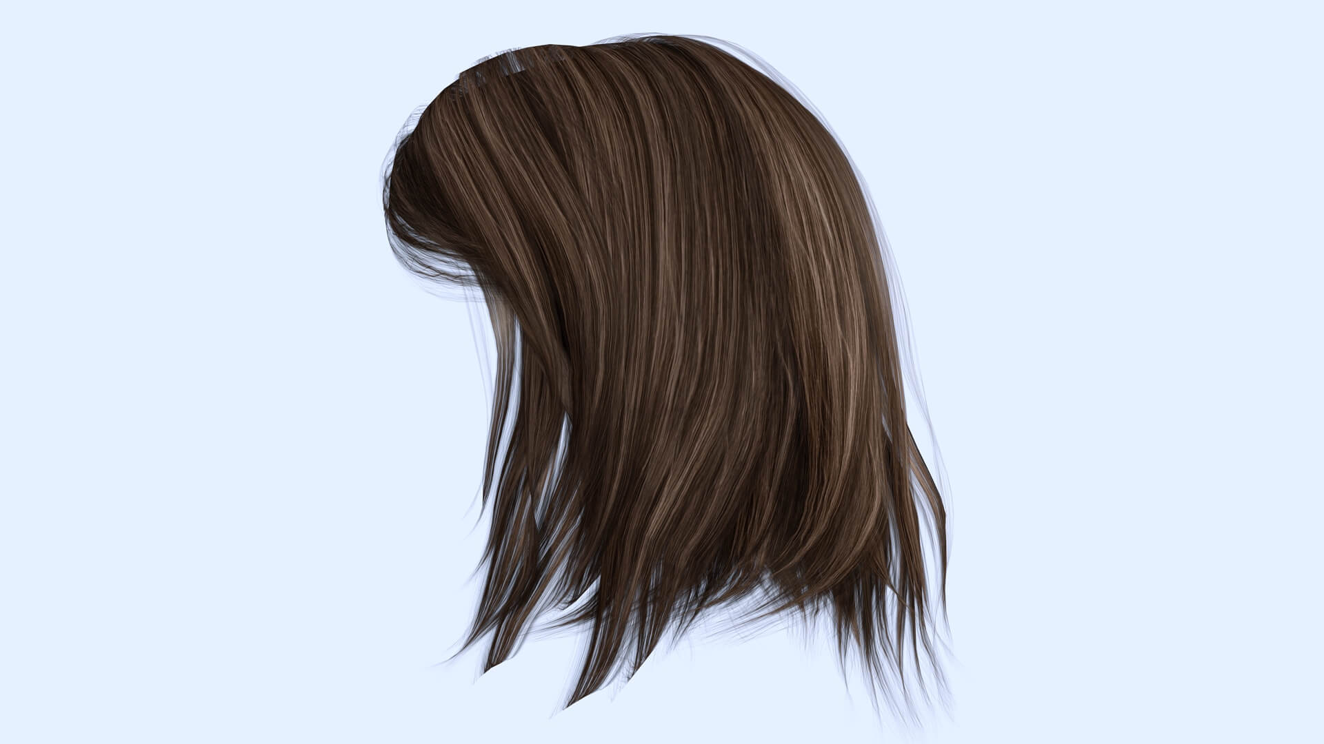 Female Hairstyle - 3D Model by khaloui