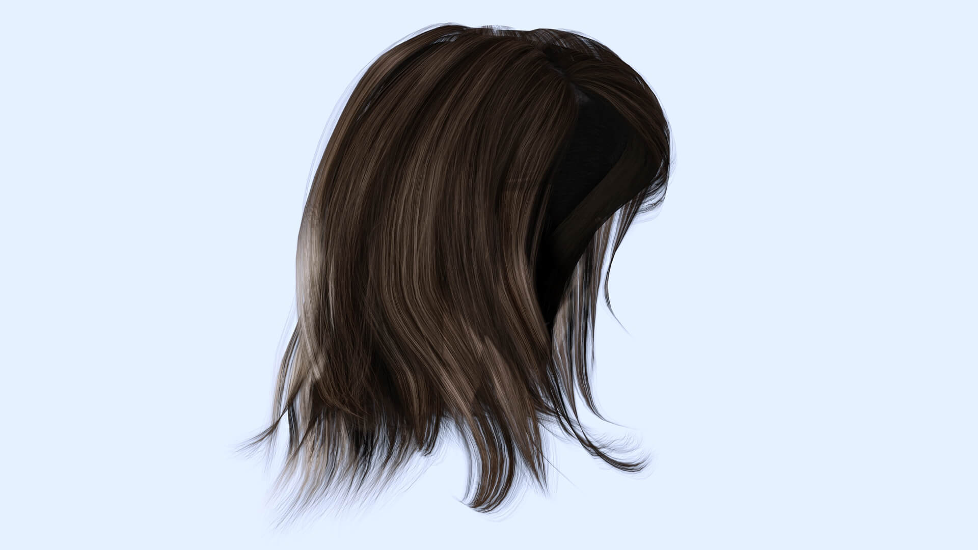 Female Hairstyle - 3D Model by khaloui