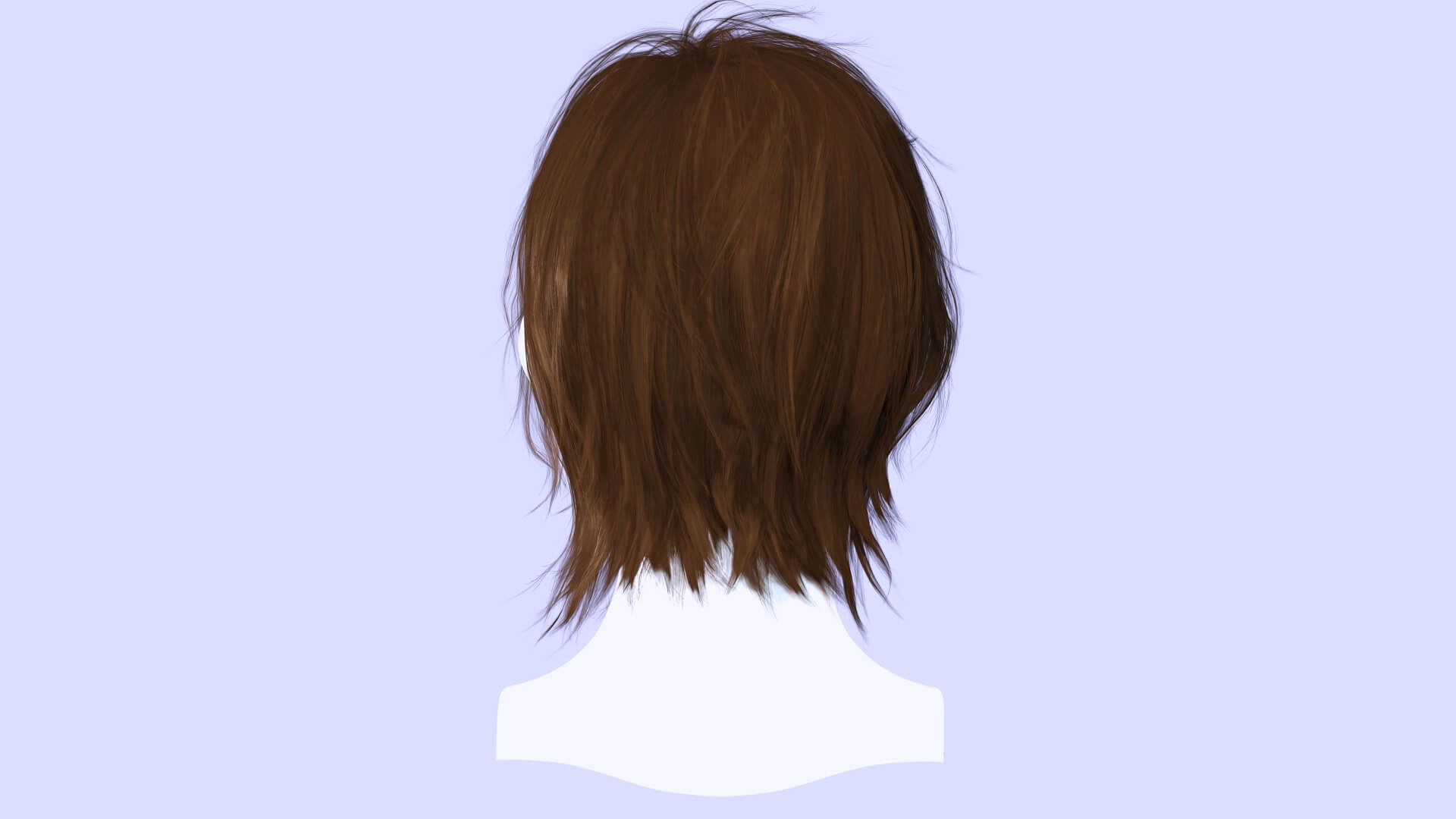 Female Short Hair - Pixie Cut 3D Model by khaloui