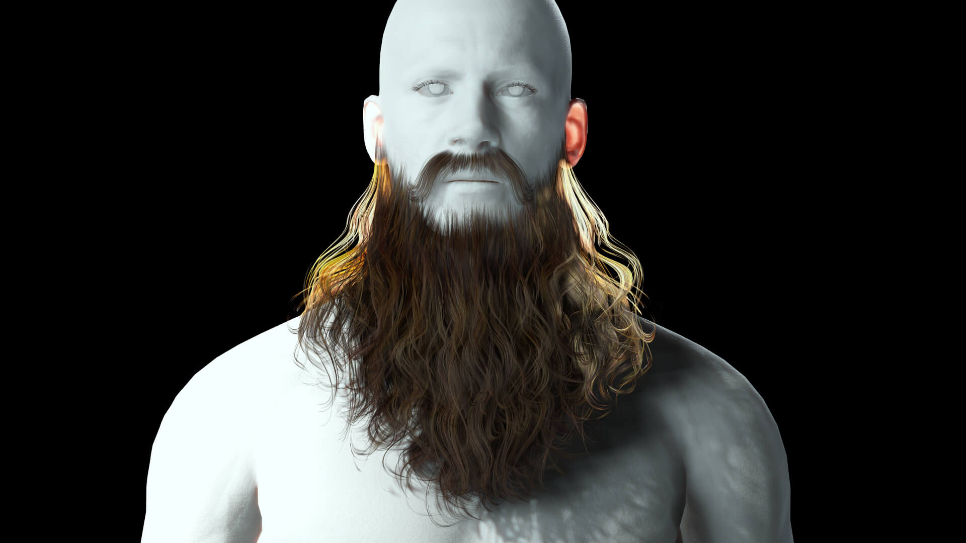 Full Beard - 3D Model by khaloui