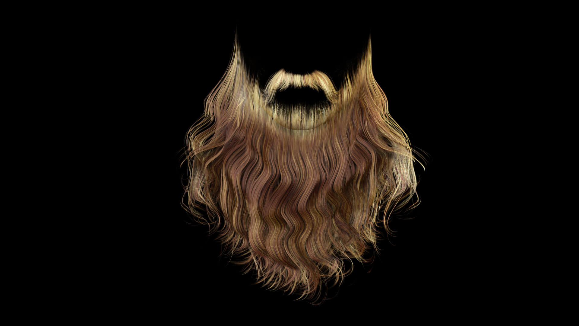 Full Beard - 3D Model by khaloui