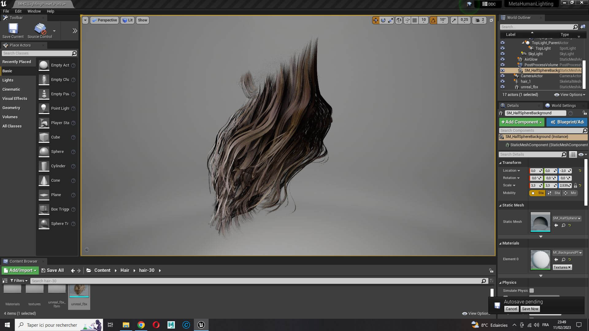 Realistic Full Beard - 3D Model by khaloui