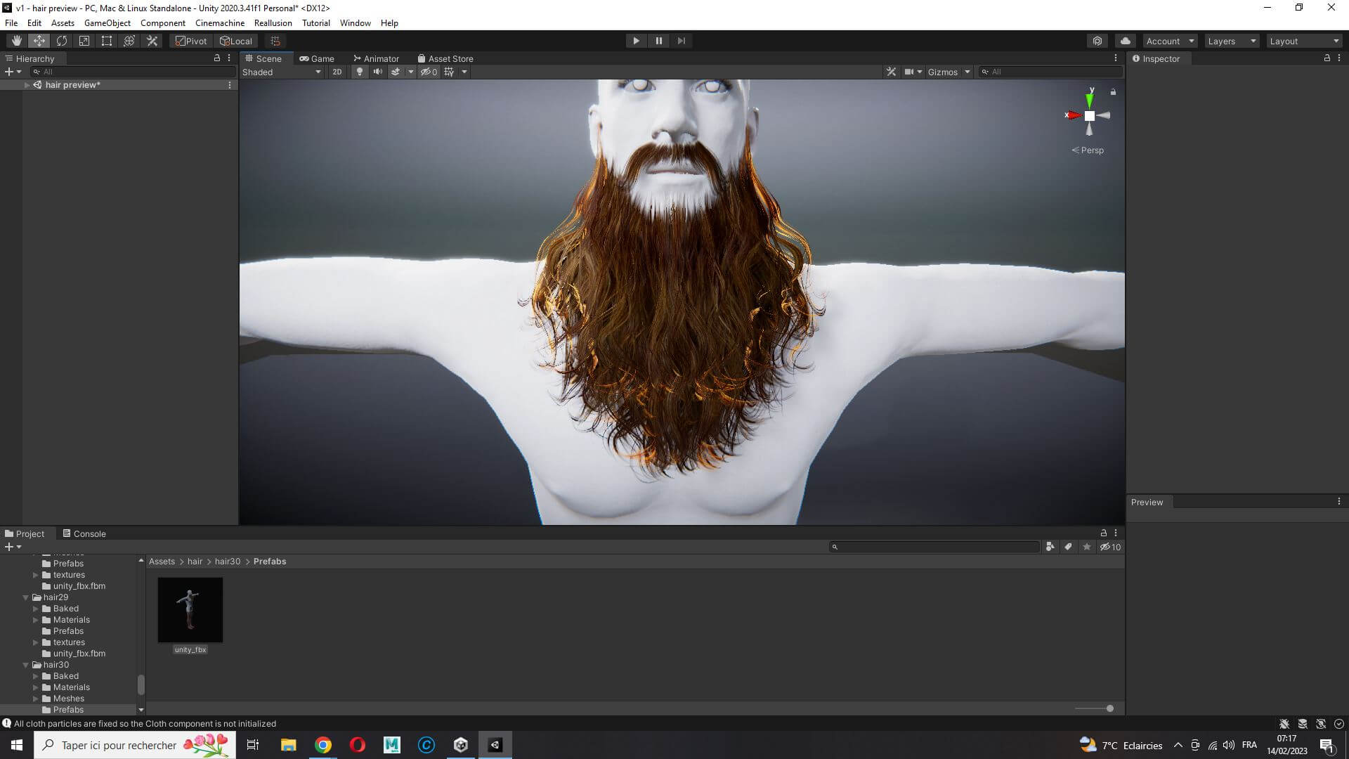 Realistic Full Beard - 3D Model by khaloui