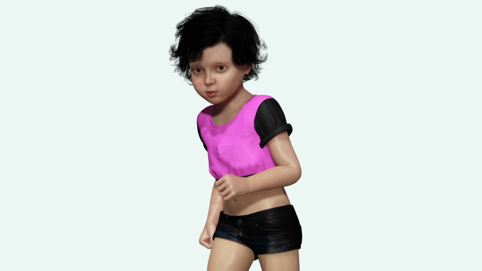 Girl 3d Model By Khaloui