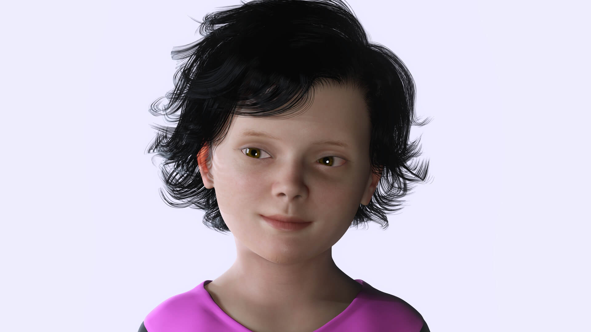 Girl 3d Model By Khaloui