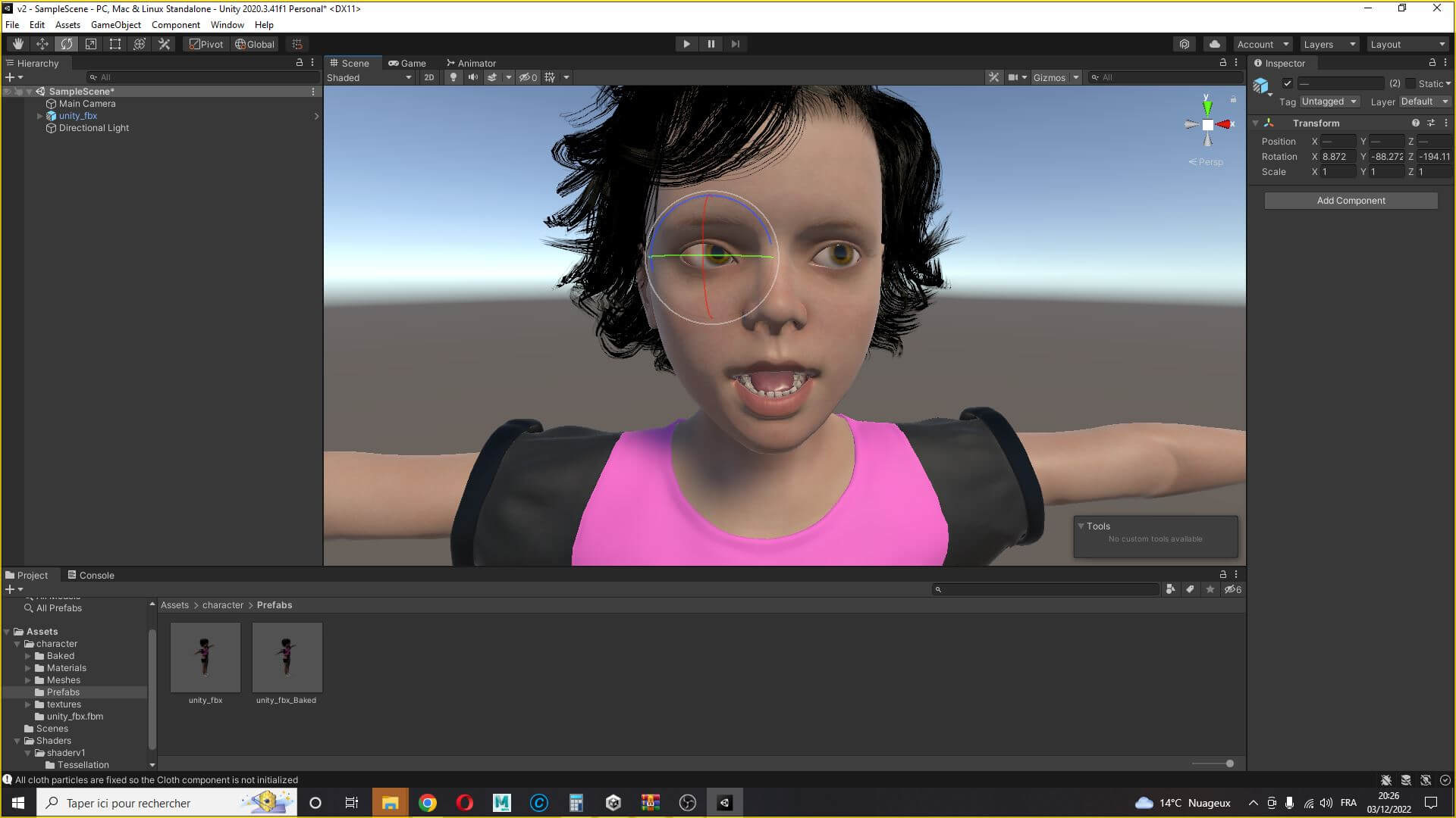 Girl - 3D Model by khaloui