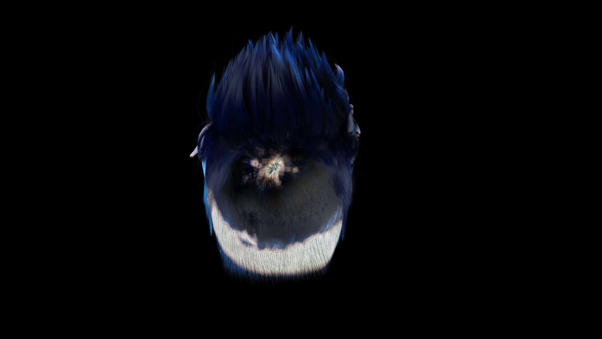 Hair Hawk Cyberpunk - 3D Model by khaloui