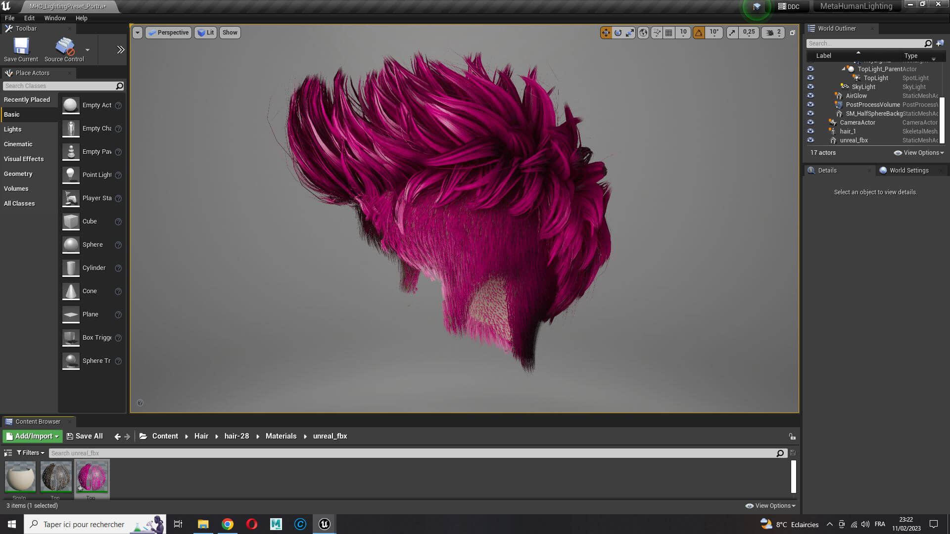 Hair Hawk Cyberpunk - 3D Model by khaloui
