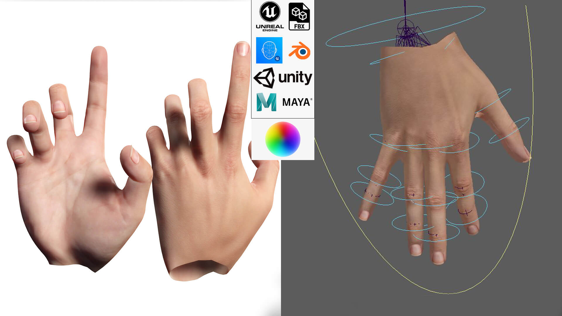 Hand VR - 3D Model by khaloui