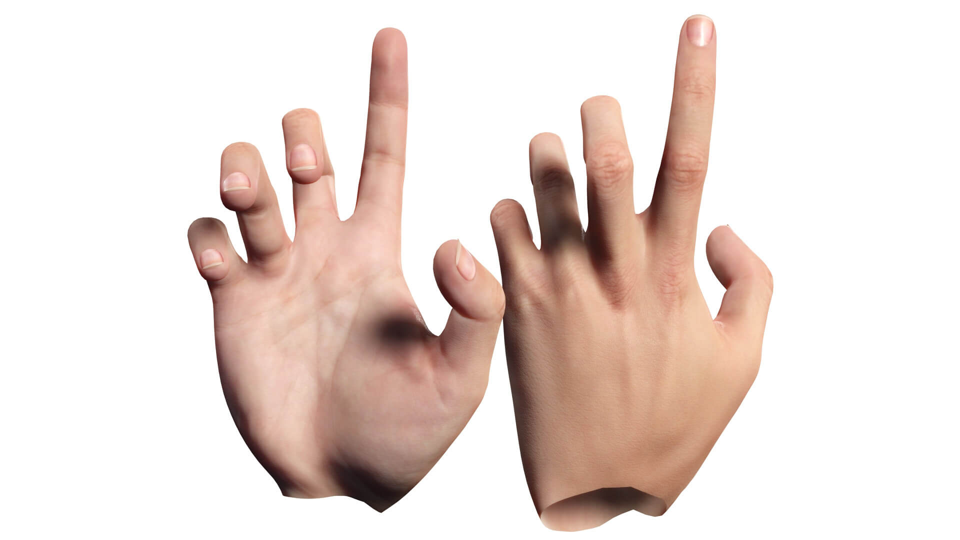 Realistic Hand VR - 3D Model by khaloui