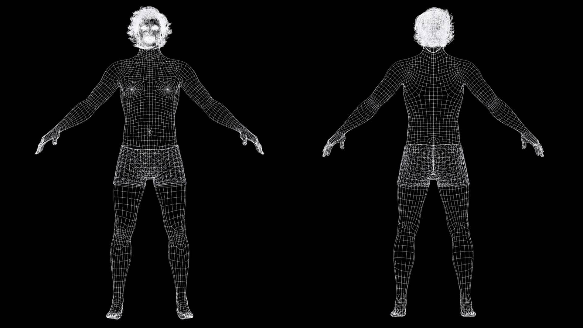 Realistic Male Body Perfect Base Shape - 3D Model by khaloui