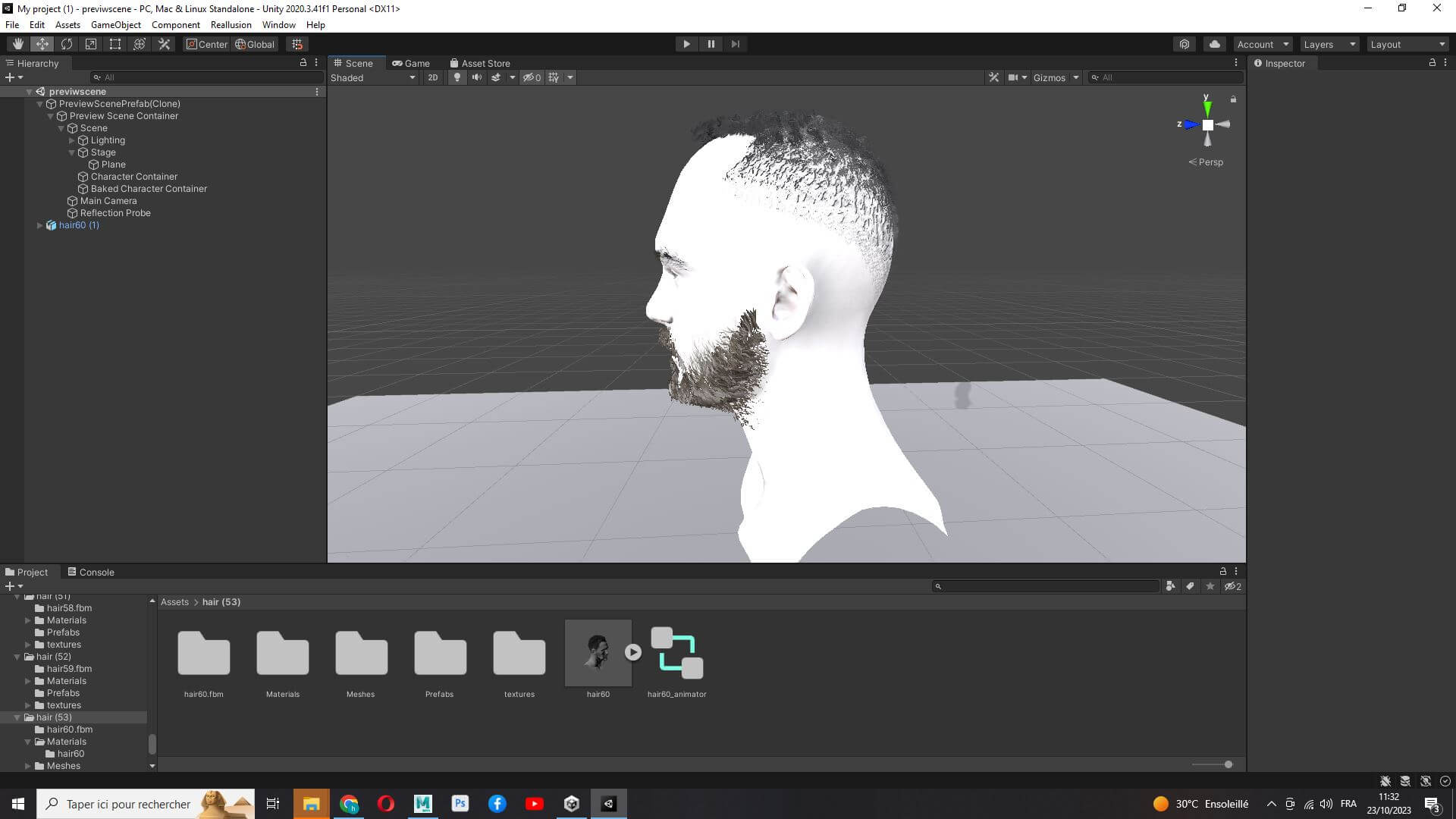 Realistic Male Hair - Curly Fade 3D Model by khaloui