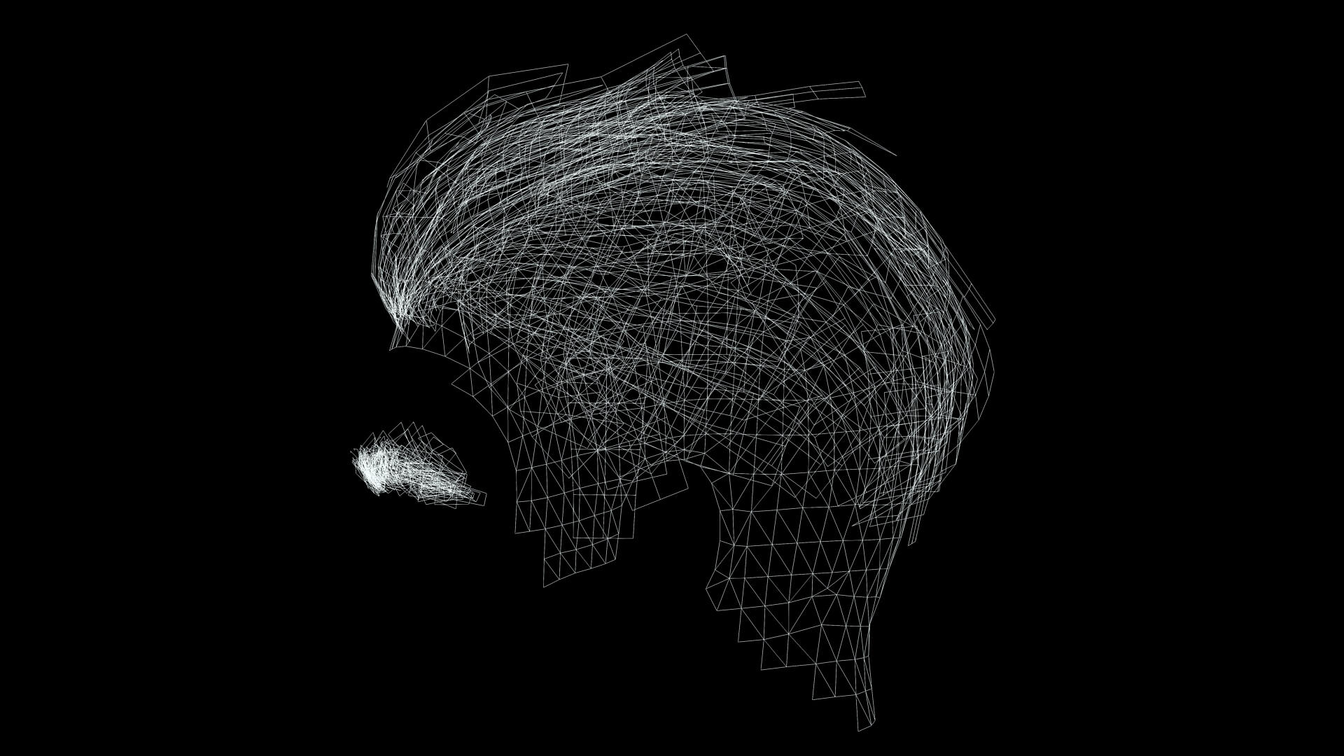 Realistic Male Hair - Slicked Back Style 3D Model by khaloui