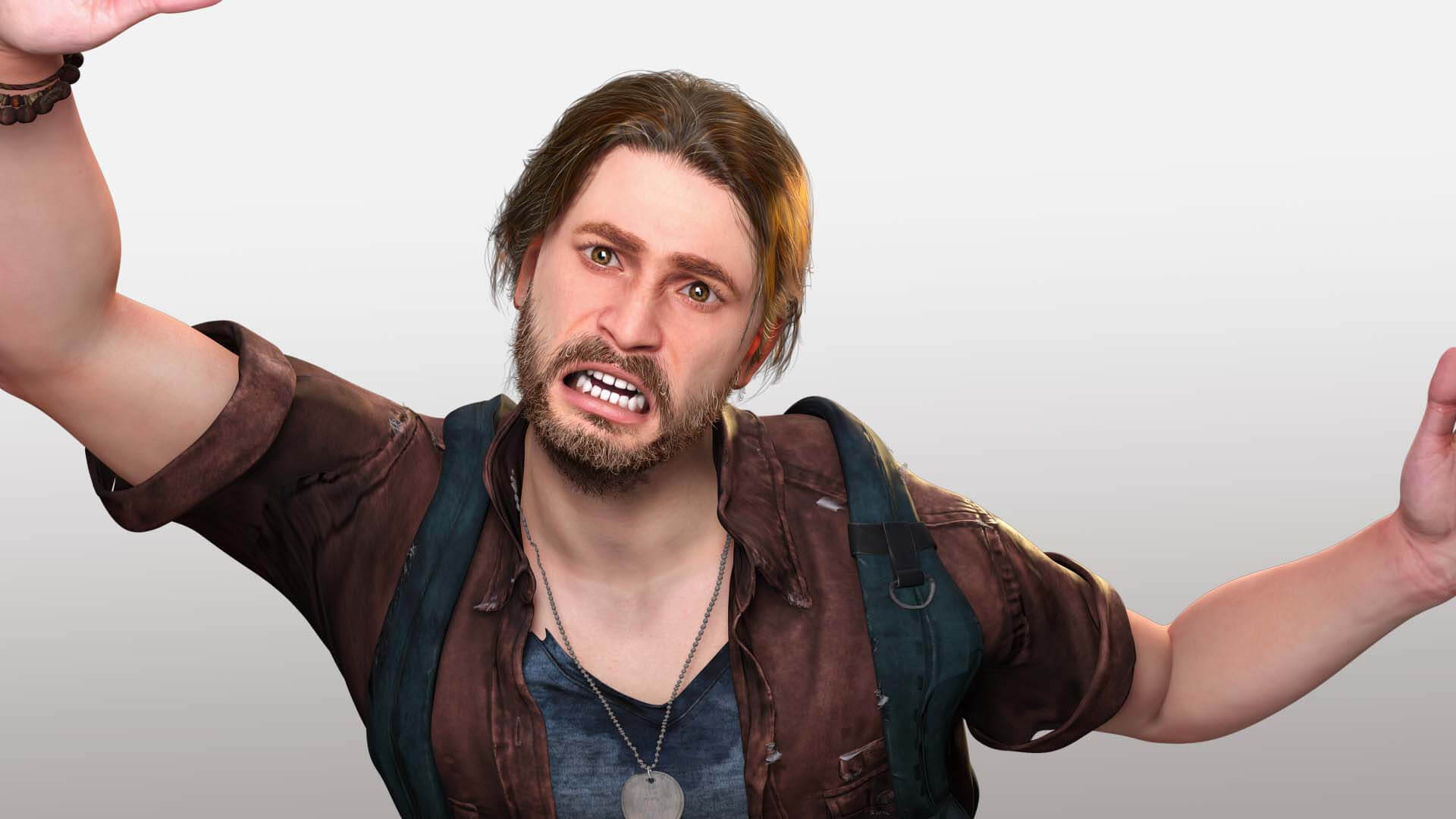 Realistic Man in Adventure Outfit - 3D Model by khaloui