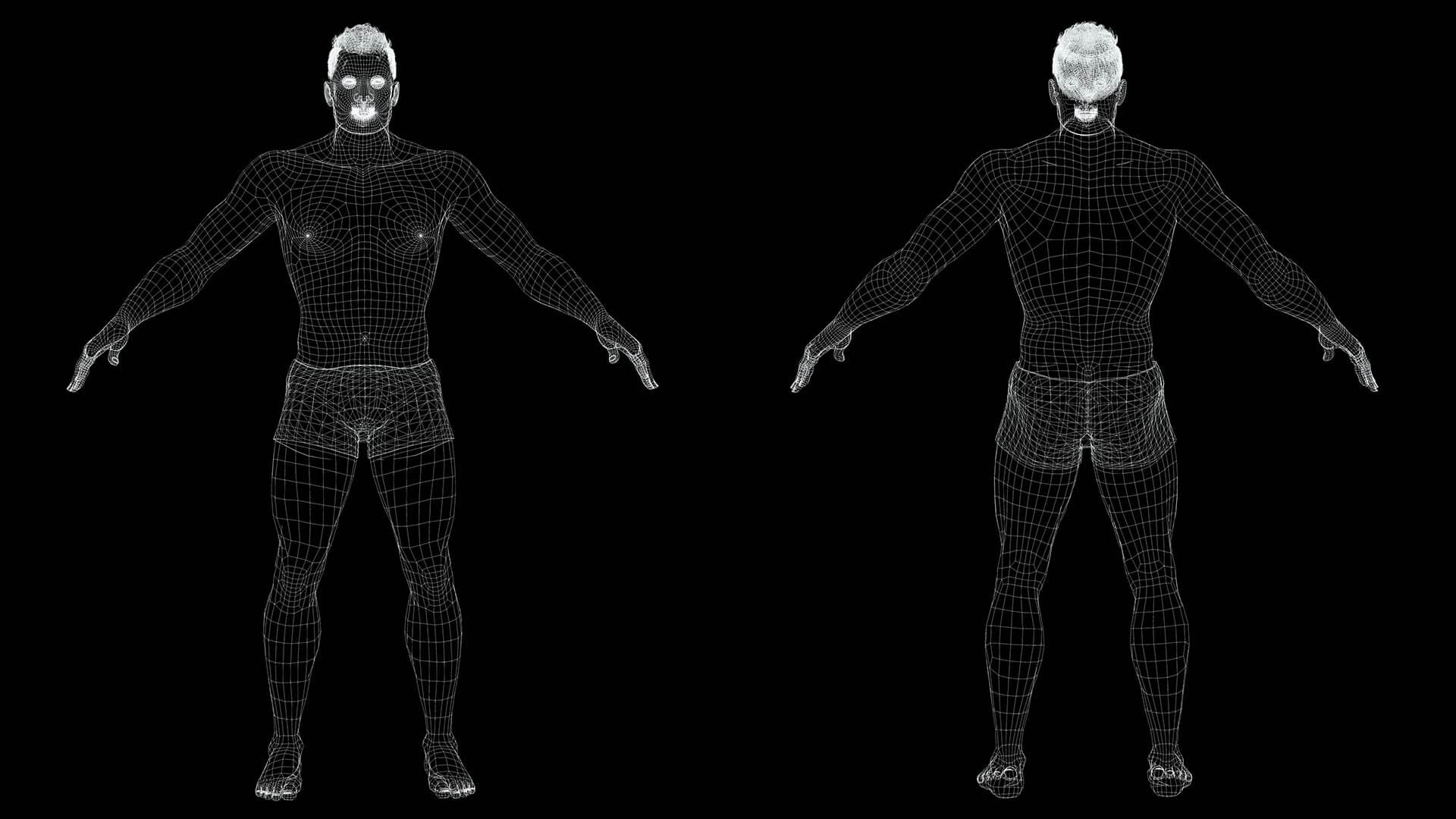 Realistic Man Modular G1 - 3D Model by khaloui