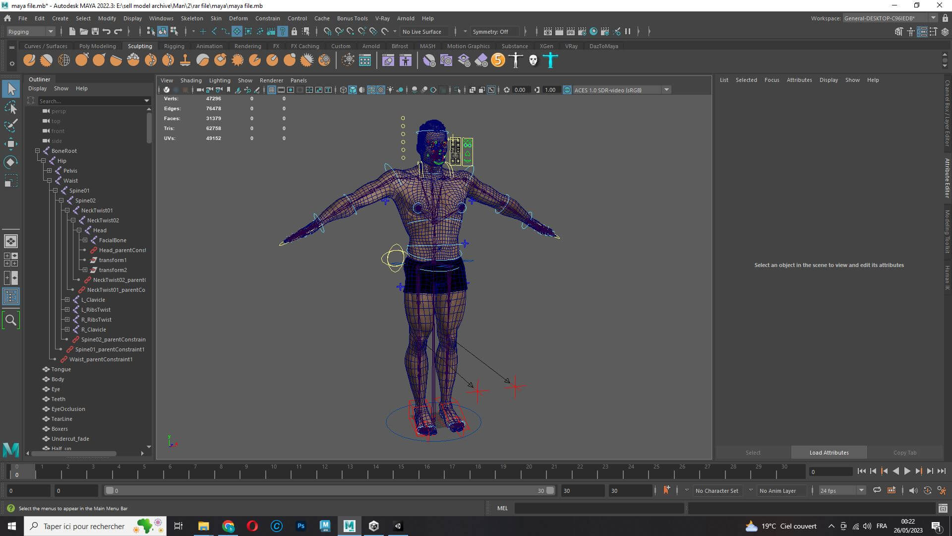 Man Modular G1 - 3D Model by khaloui