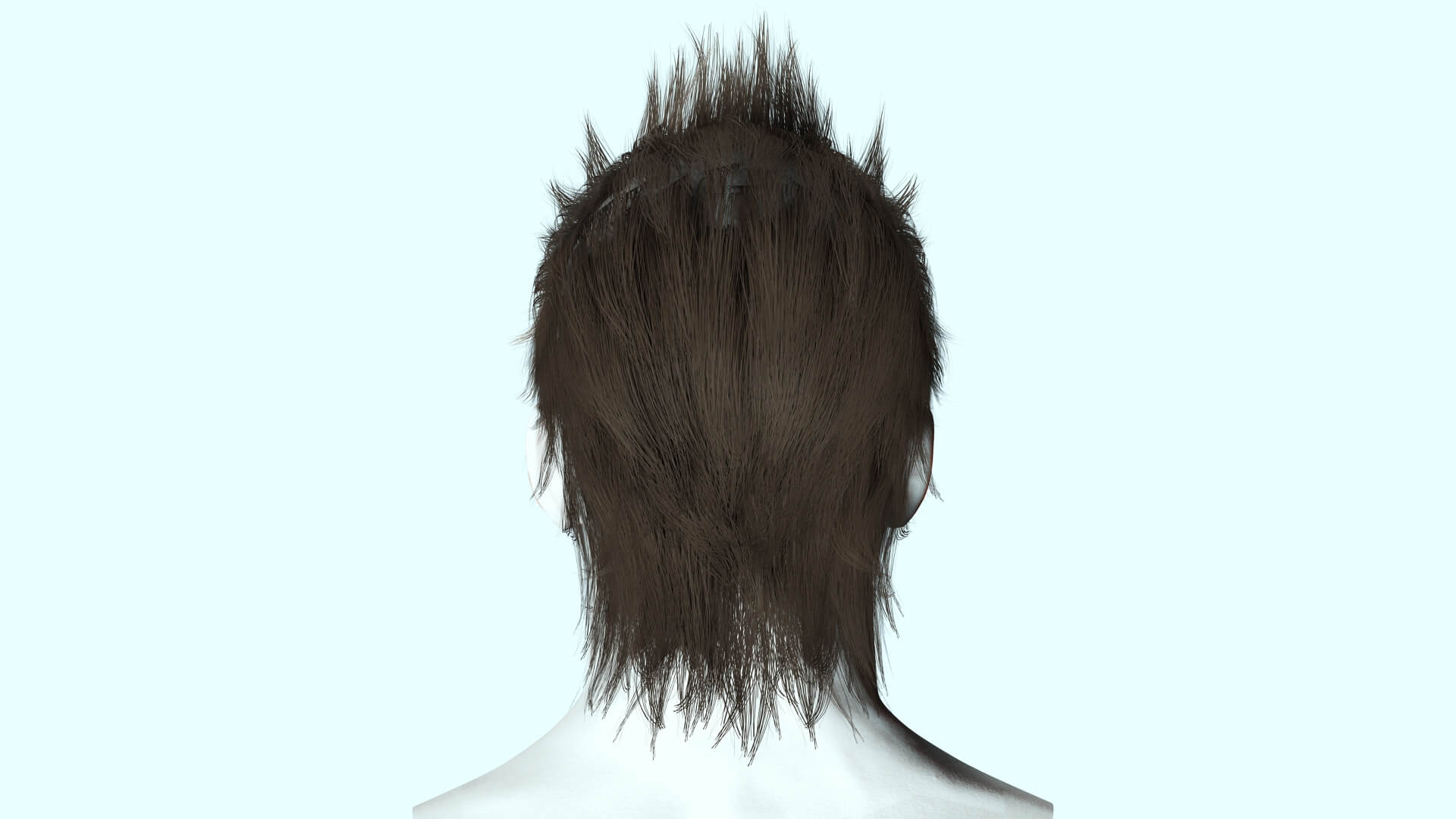 Realistic Modern Man Hairstyle - 3D Model by khaloui