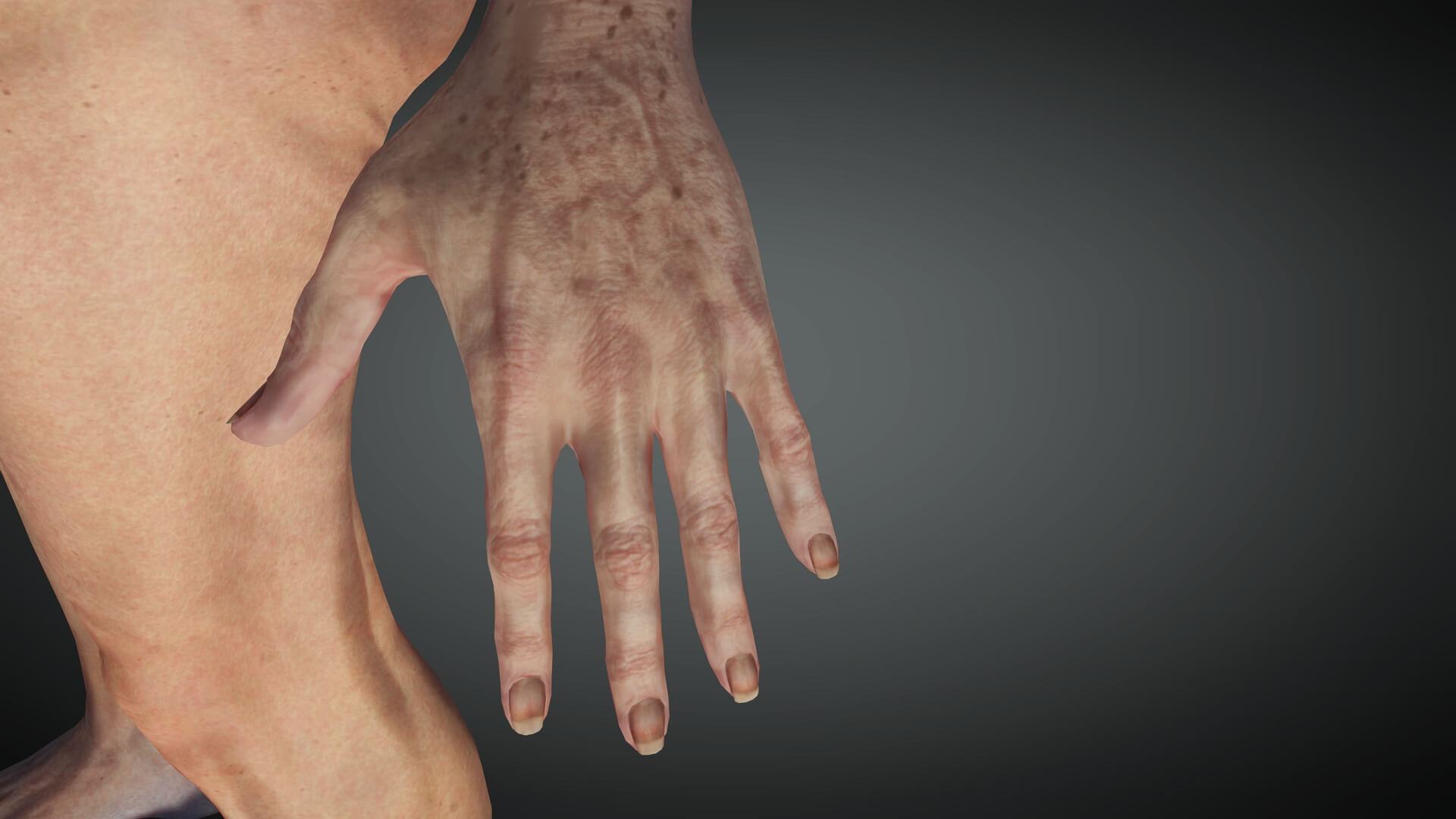 Old Woman Female - 3D Model by khaloui