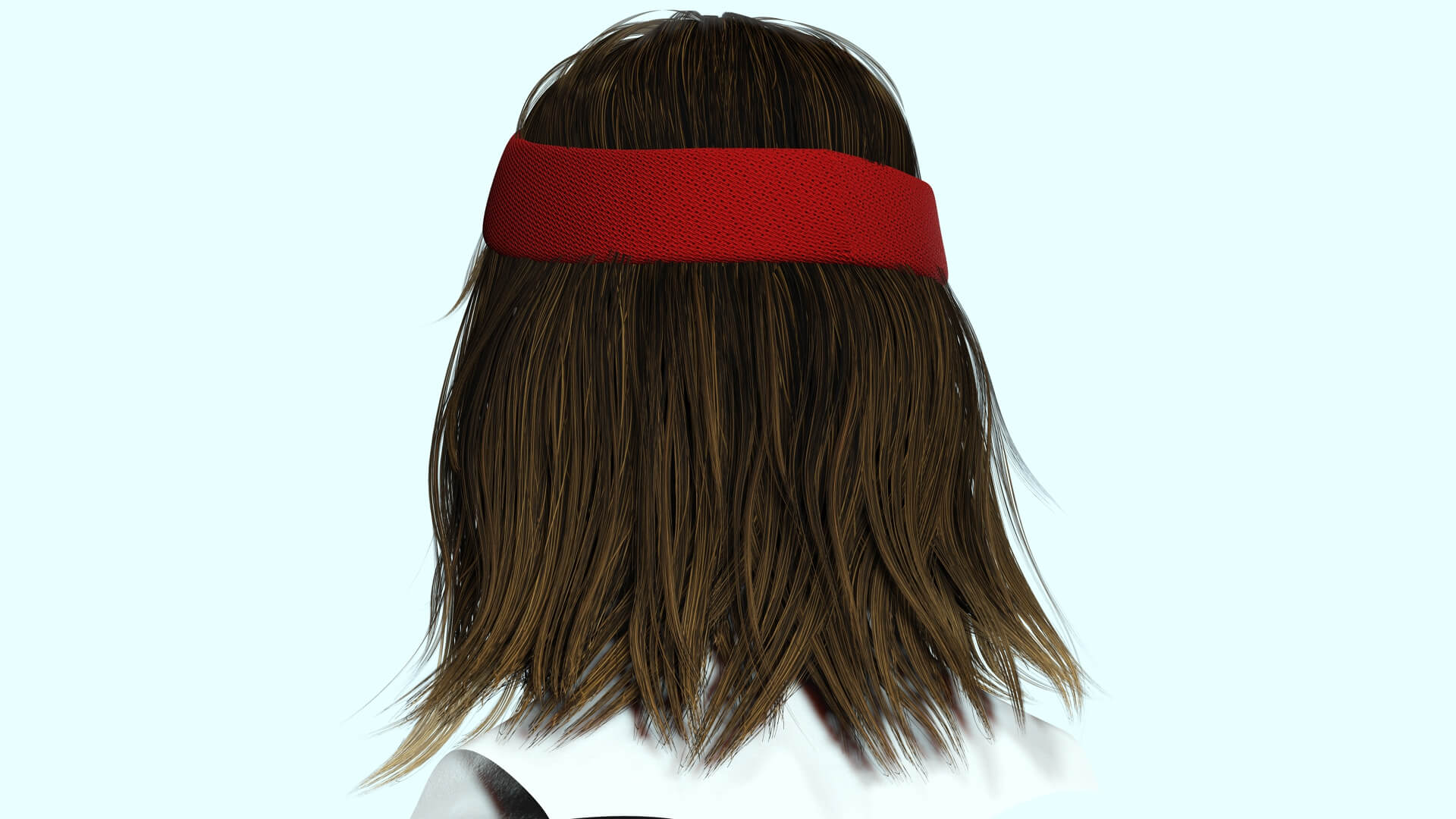 Realistic Rasta Hair - 3D Model by khaloui