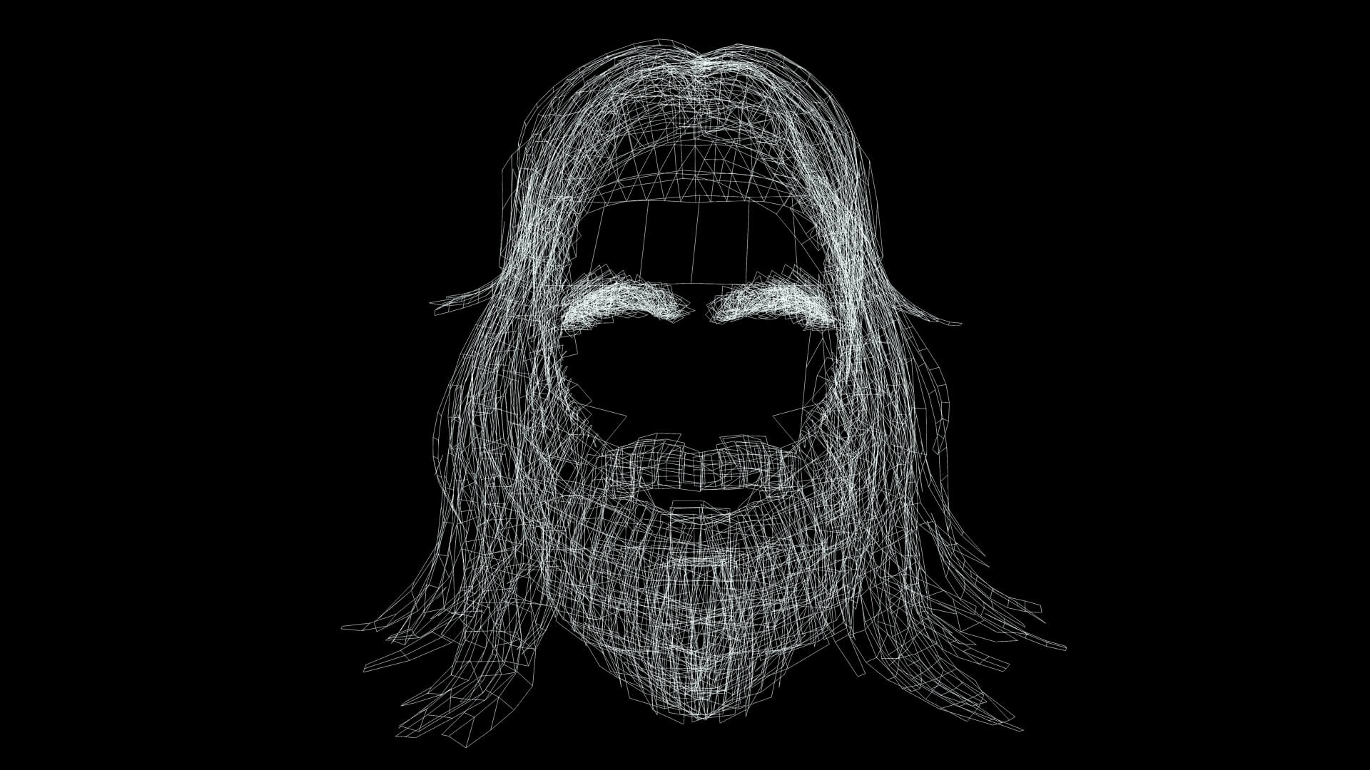 Realistic Rasta Hair - 3D Model by khaloui