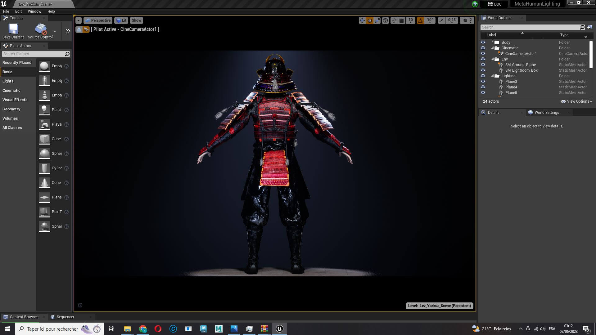 Samurai Male - 3D Model by khaloui