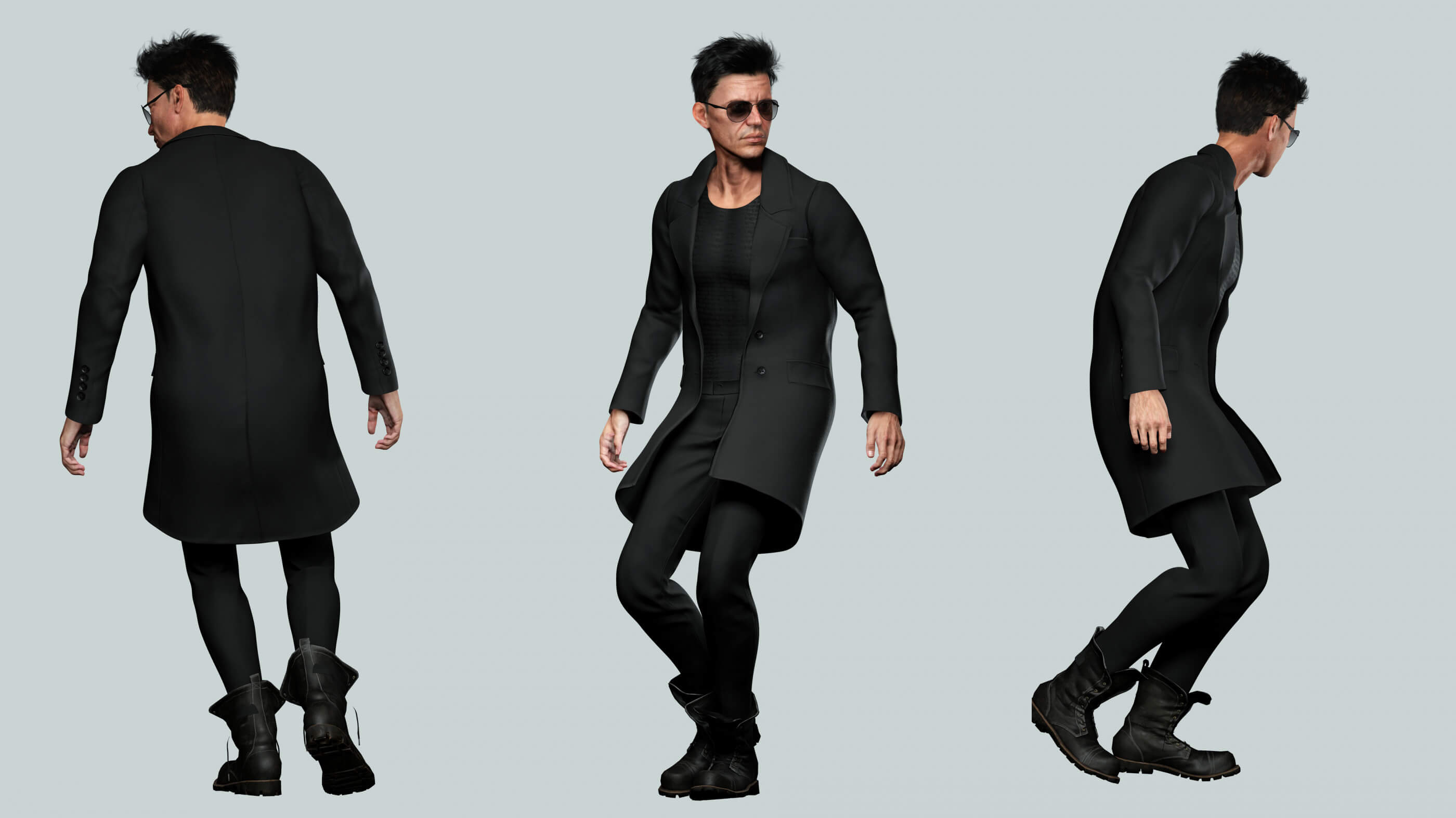 Secret Agent Man - 3D Model by khaloui