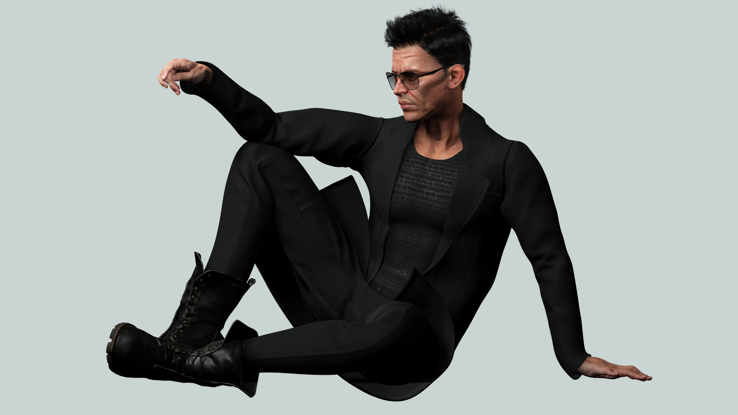 Secret Agent Man - 3D Model by khaloui
