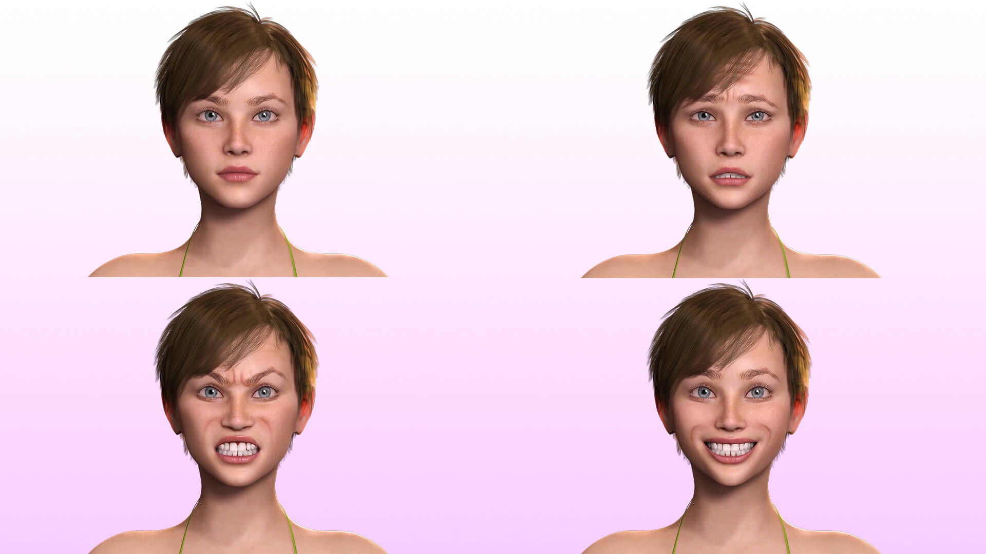 Realistic Youth Construction Worker 3D Character Asset by khaloui