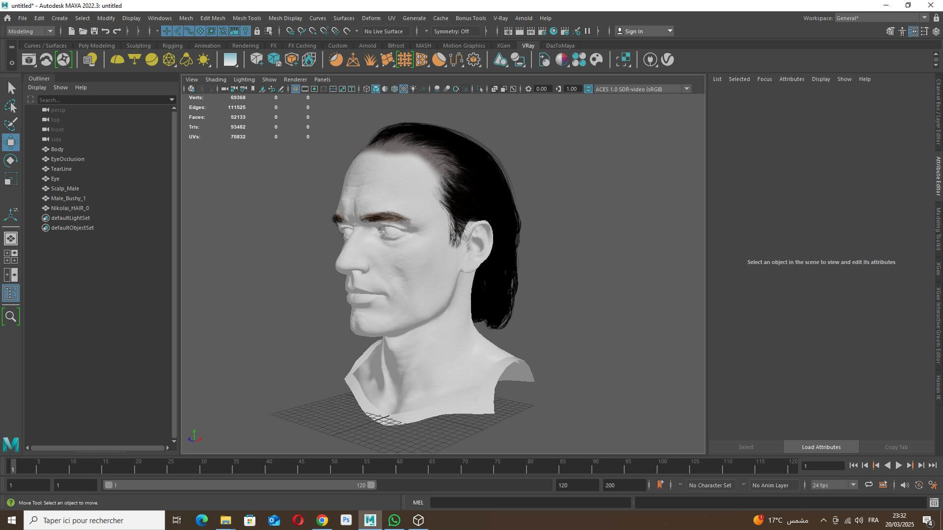 Retro Slicked Hair for Men-Game-Ready Hair Asset 3D Model by khaloui