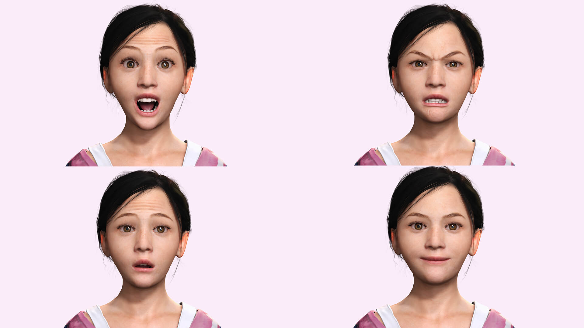 Riya - Little Girl Low Poly Kid Riya - Little Girl Low Poly 3D Model by ...