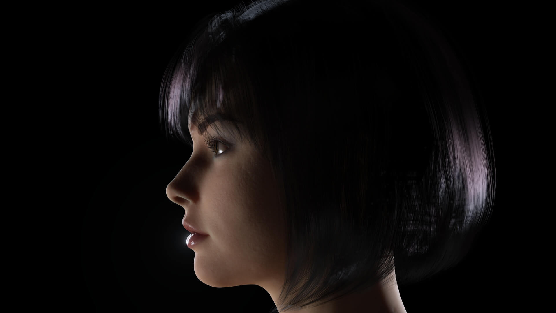 Rosalie - Curvy Woman 3D Model by khaloui