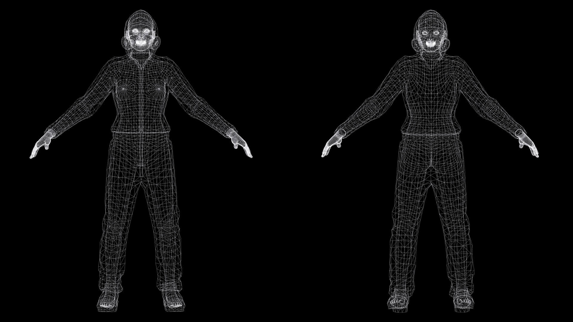 Sterile Containment Suit High-Quality 3D Character Asset by khaloui