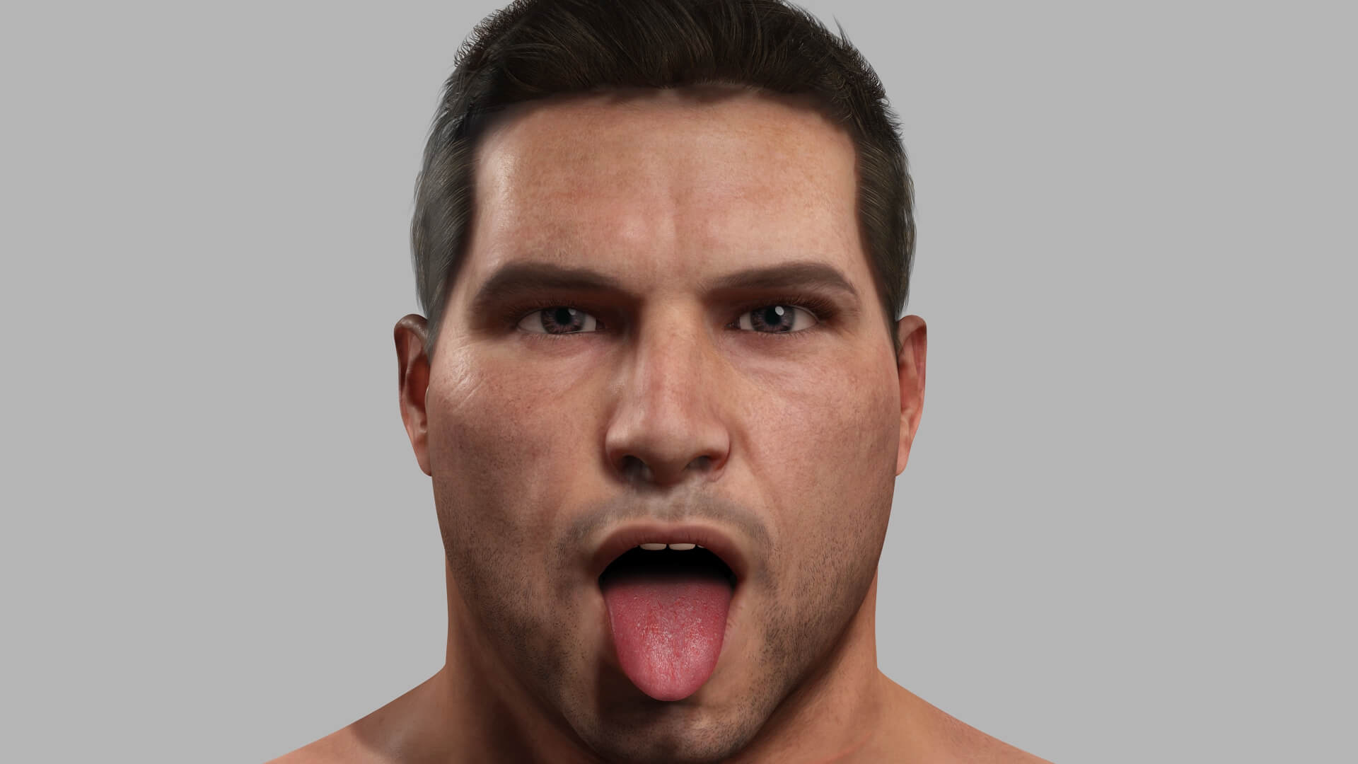 Strong Survival Man Body - 3D Model by khaloui