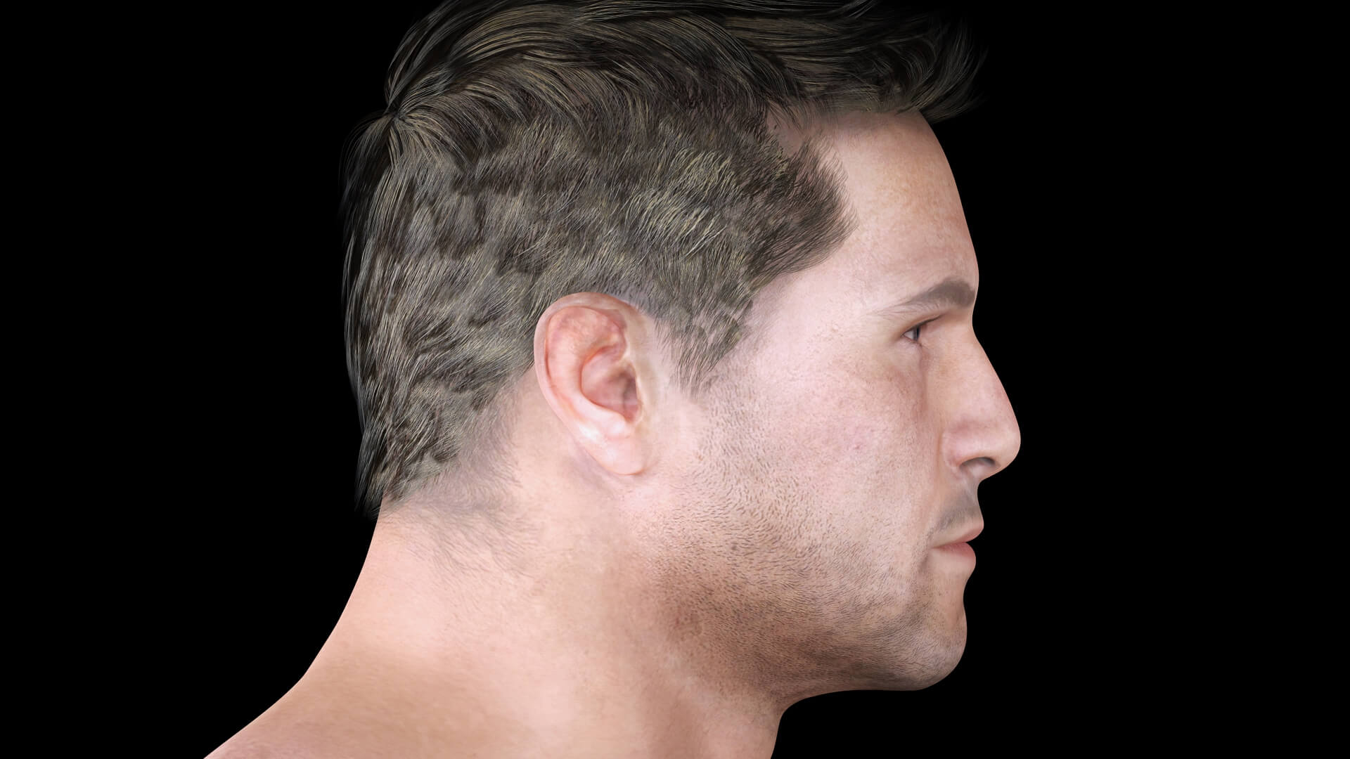 Strong Survival Man Body - 3D Model by khaloui