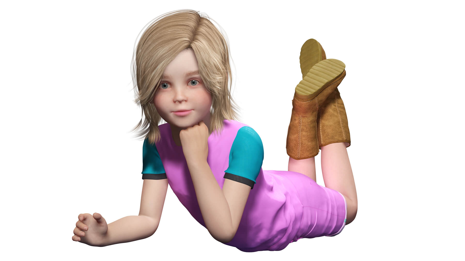 Sunny Girl - 3D Model by khaloui