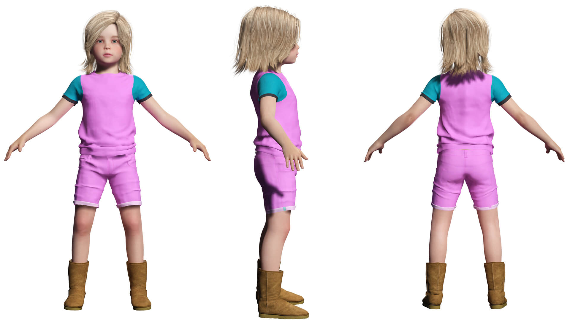 Sunny Girl 3d Model By Khaloui