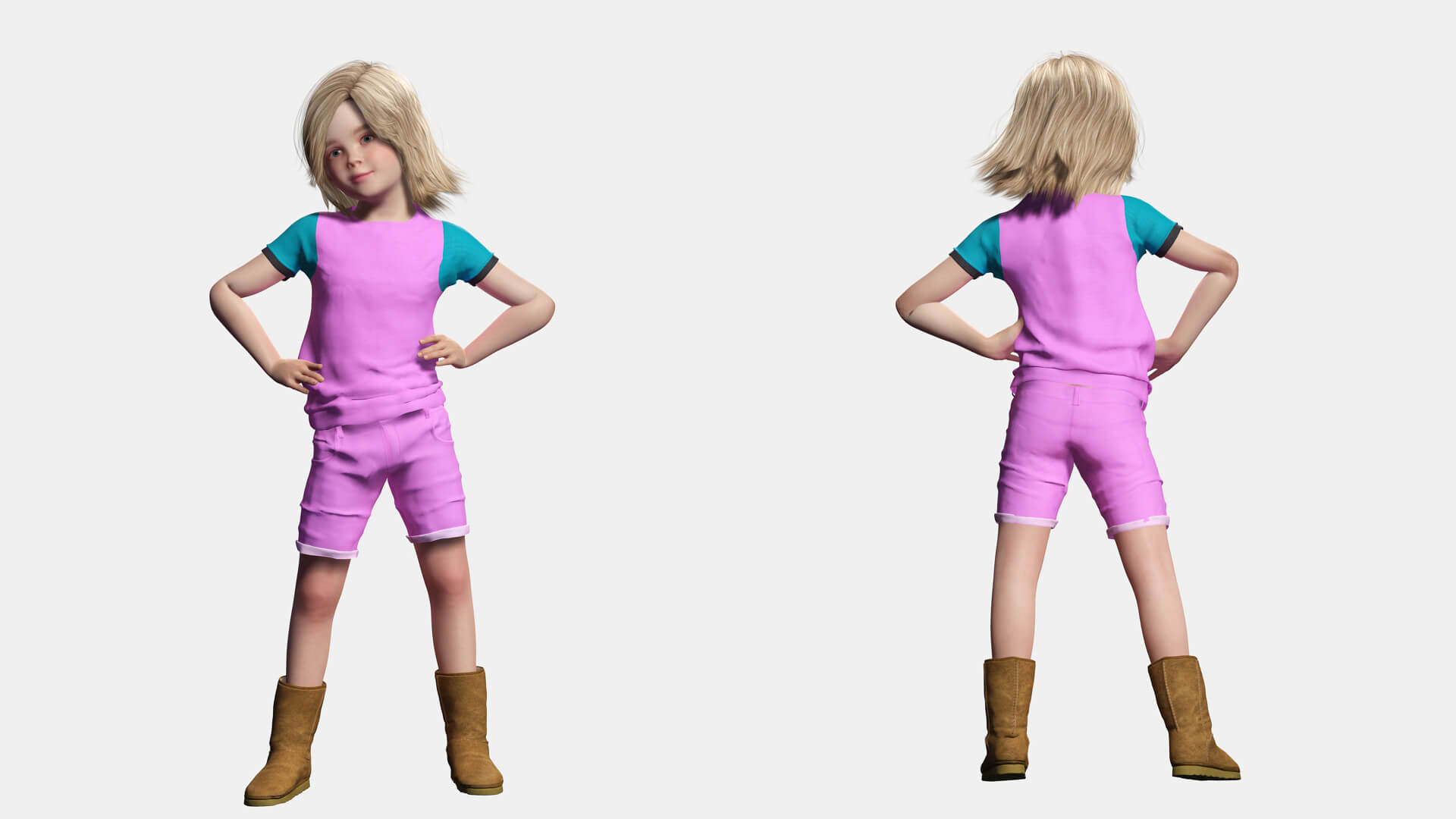 Sunny Girl 3d Model By Khaloui