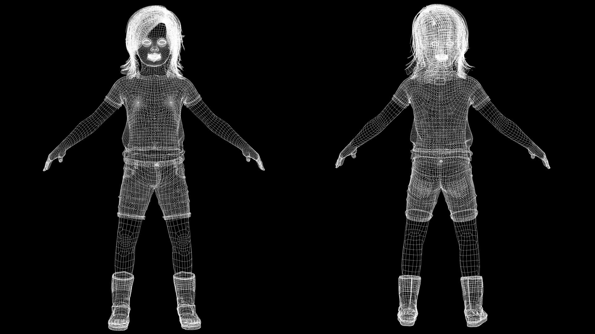 Sunny Girl - 3D Model by khaloui