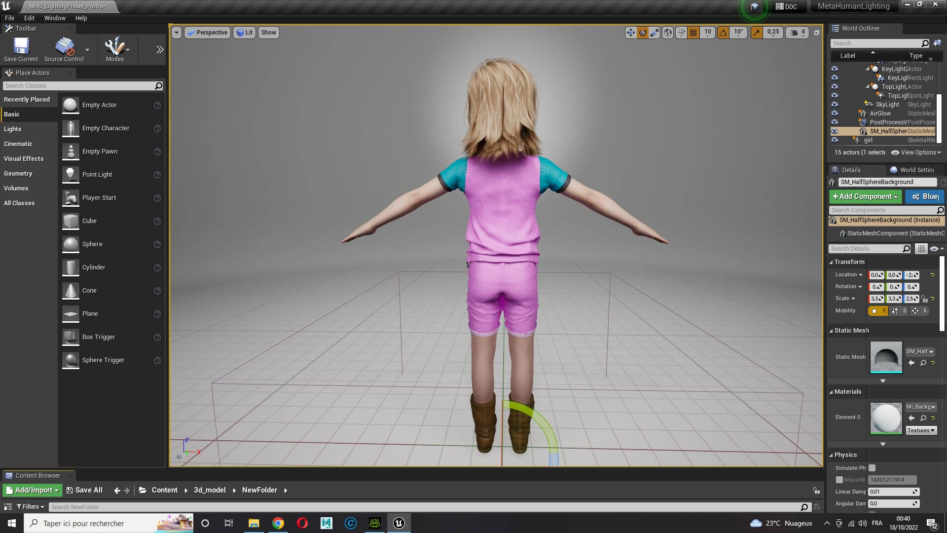 Sunny Girl 3d Model By Khaloui