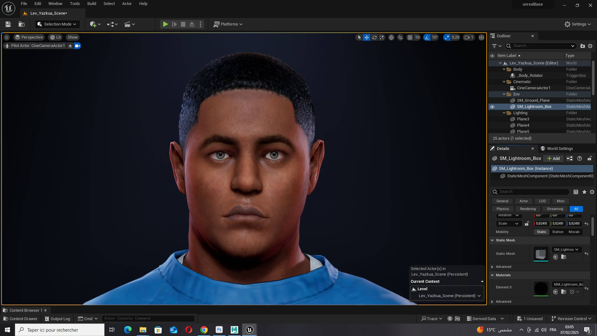 Surgeon in PPE 3D Model Rigged Game Ready by khaloui