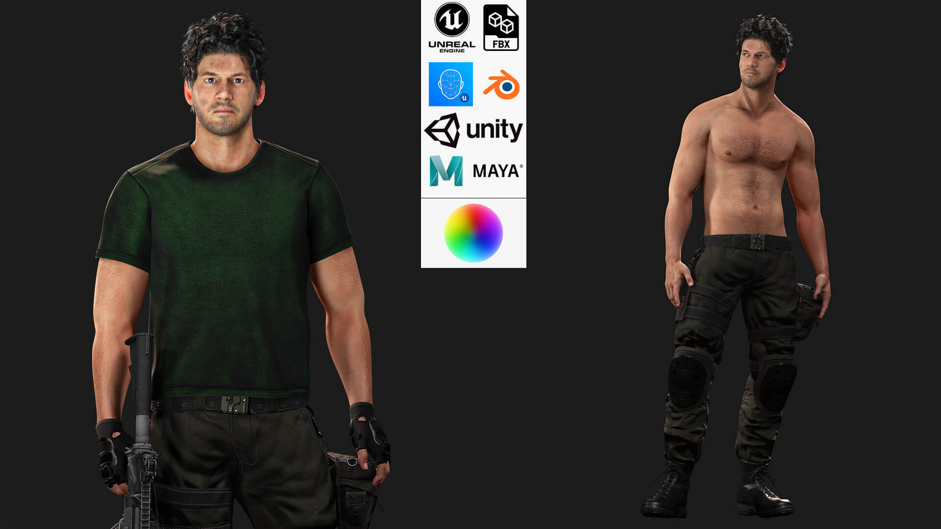 Survival Man Apocalypses - 3D Model by khaloui