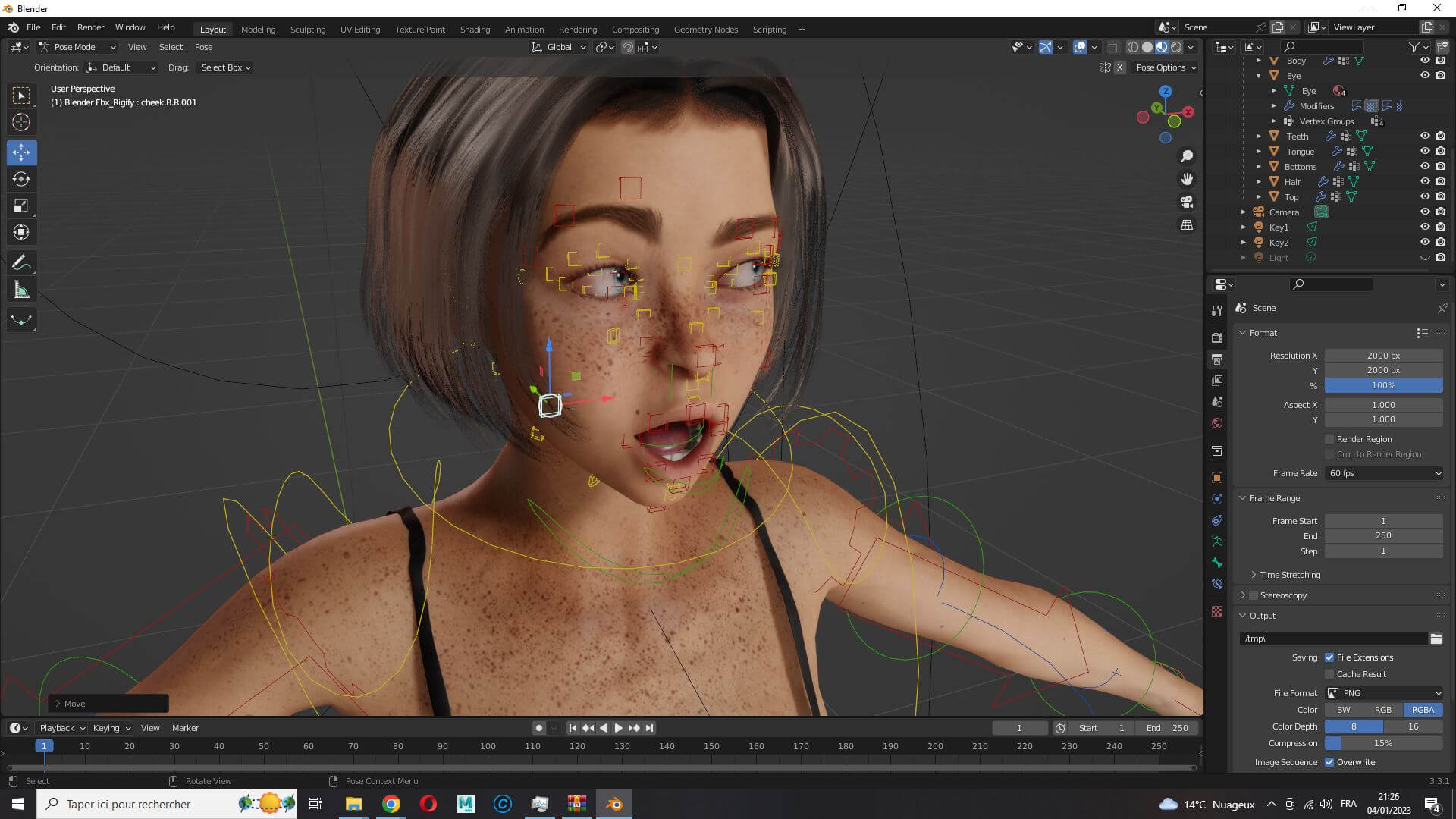 Sweet Girl 3d Model By Khaloui