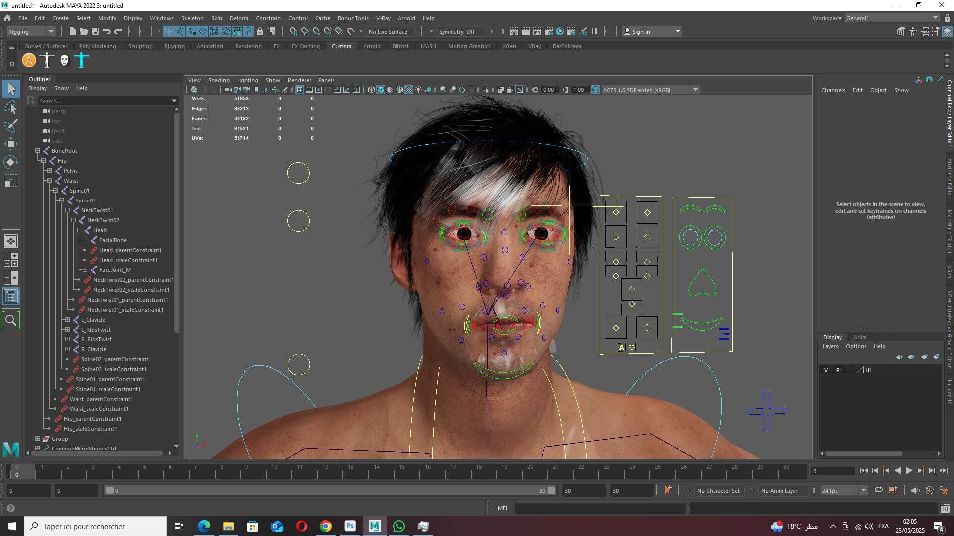 Takeshi Realistic Base Mesh Male Character Model by khaloui